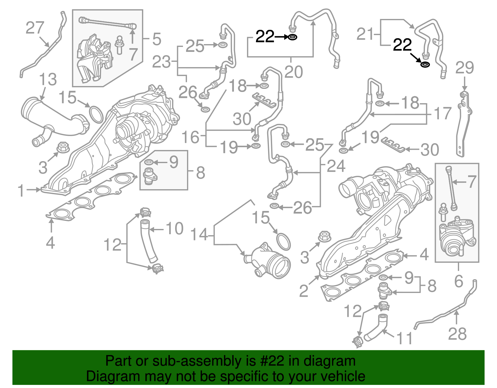 2013-2018 Audi Outlet Tube O-Ring WHT-006-335 | OEM Parts Online