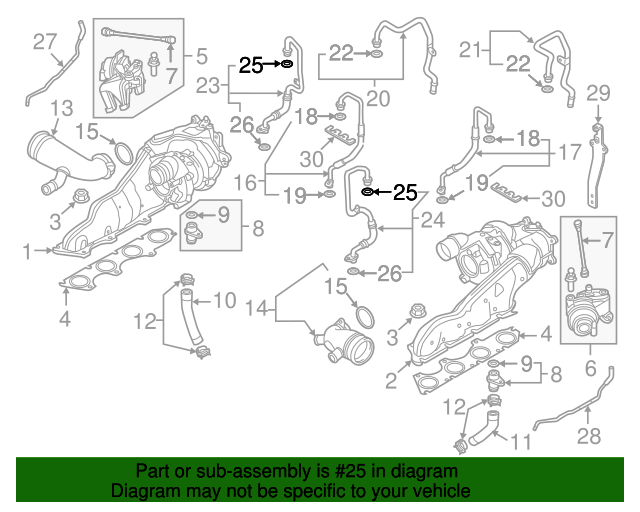 WHT-006-537 - Oil Inlet Tube O-Ring 2013-2023 Audi | Audi OEM Parts