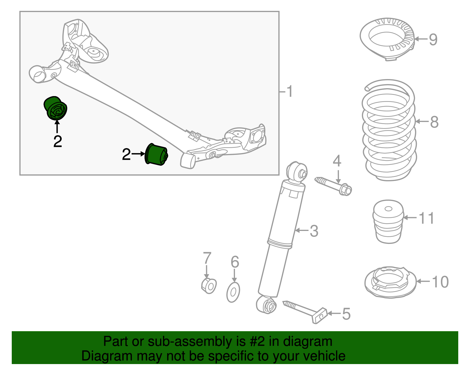 55160-3X000 - High-Quality Axle Support Bushing for 2011-2017 Hyundai ...