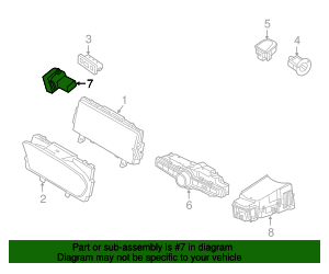 31346800 - Cabin Air Temperature Sensor 2016-2023 Volvo ...