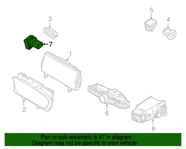 31346800 - Cabin Air Temperature Sensor 2016-2023 Volvo ...