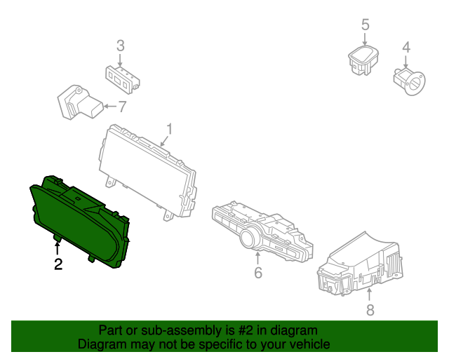 31499630 - Instrument Panel Lens 2016-2023 Volvo | AutoNationParts.com