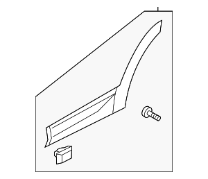 2019-2020 Hyundai Santa Fe Side Molding 87731-S2300 | OEM Parts Online