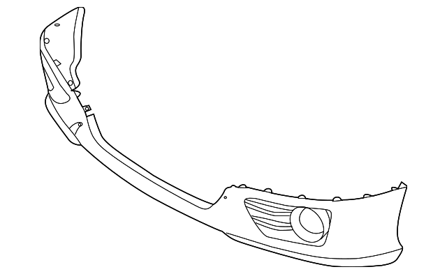 2010-2011 Toyota Camry Spoiler,Spoiler Front L Paint 76851-06906 ...