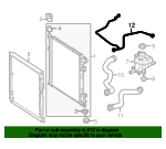 166-500-00-91-64 - Overflow Hose 2012-2016 Mercedes-Benz | Mercedes ...