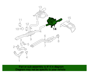 Genuine BMW 18-30-7-553-827 | Rear Muffler | FREE Shipping on Most ...