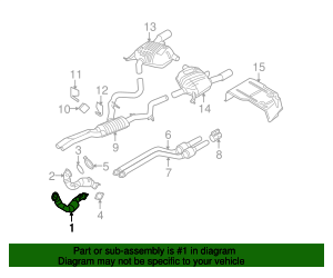 18307553594 - 2007-2011 BMW Pre-Converter (18-30-7-553-594) | BMW of ...