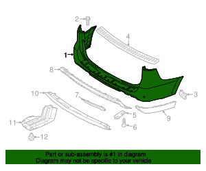86610-A9520 - Bumper Cover 2015-2017 Kia Sedona | Kia.Parts Store