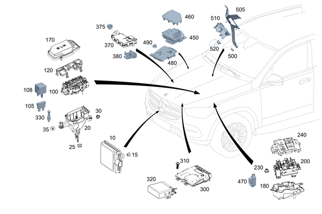 000-905-26-16 - Radar Sensor 1954-2024 Mercedes-Benz | Mercedes-Benz ...