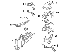 2021-2023 Toyota Mirai Fuse And Relay Center 82660-62040 | OEM Parts Online