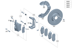 Mercedes Benz OEM CLA250 Brake Pads | Genuine Mercedes Parts | MB Parts ...