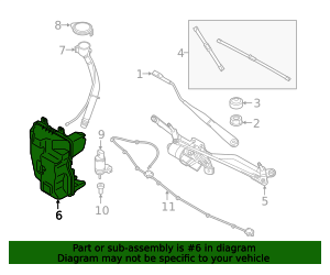 61669879310 - 2020-2021 BMW Washer Reservoir (61-66-9-879-310) | BMW of ...