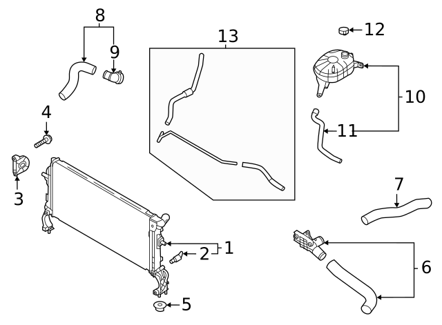 25430-F2400 - Reservoir Assembly 2020-2023 Kia | Kia.Parts Store