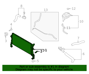 25310-J3450 - Radiator Assembly 2020-2022 Kia Soul | Kia.Parts Store