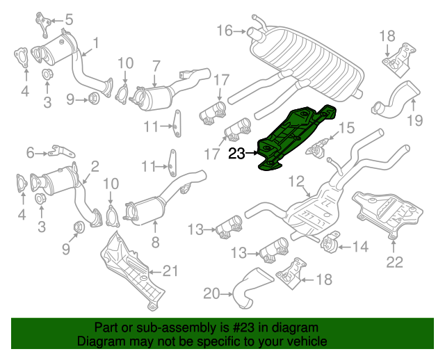 7L8-825-711-A - Heat Shield 2007-2015 Audi Q7 | Audi OEM Parts