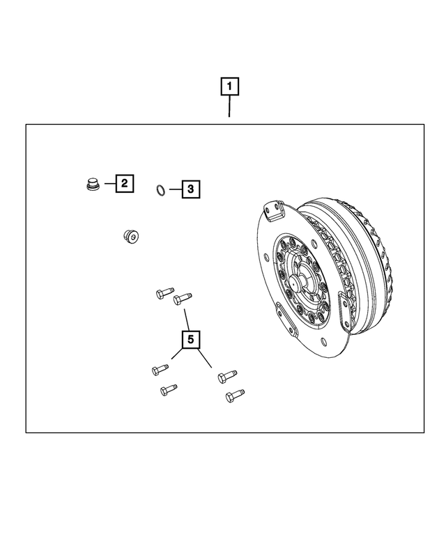 MOPAR TORQUE CONVERTER - 68397227AA - 68397227AA | Mopar Online Parts