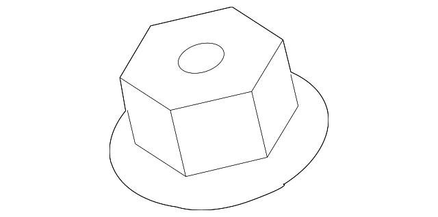 Audi OEM Lower Ball Joint Lock Nut Part# WHT-000-785-B | OEM Vehicle Parts