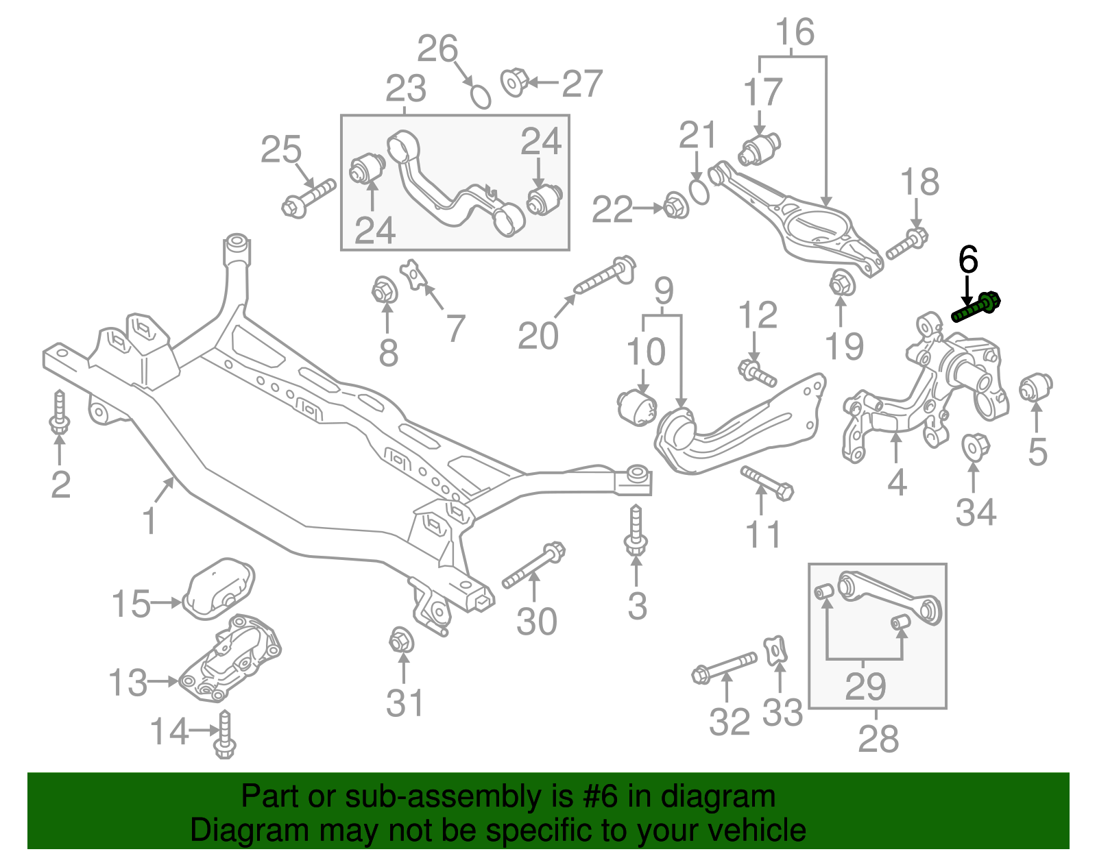 2006-2022 Volkswagen Knuckle Mount Bolt N-910-767-01 | VW Direct Auto Parts