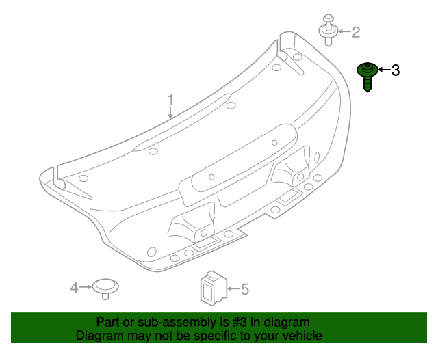 Genuine BMW 07-14-7-127-714 | Bumper Cover Support Rail Screw | FREE ...