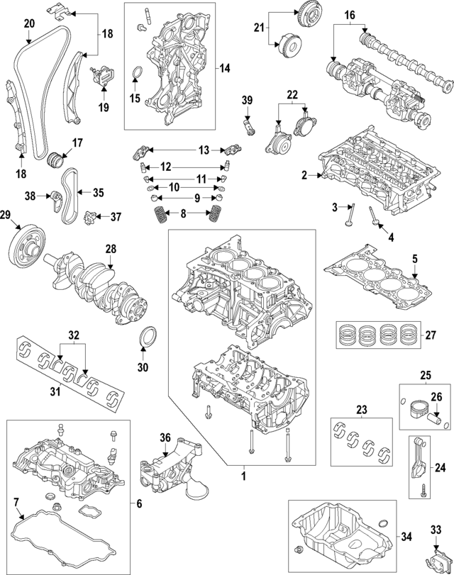 Hyundai - 24560-2M002 - Engine Timing Chain Tensioner - 2023-2024 ...