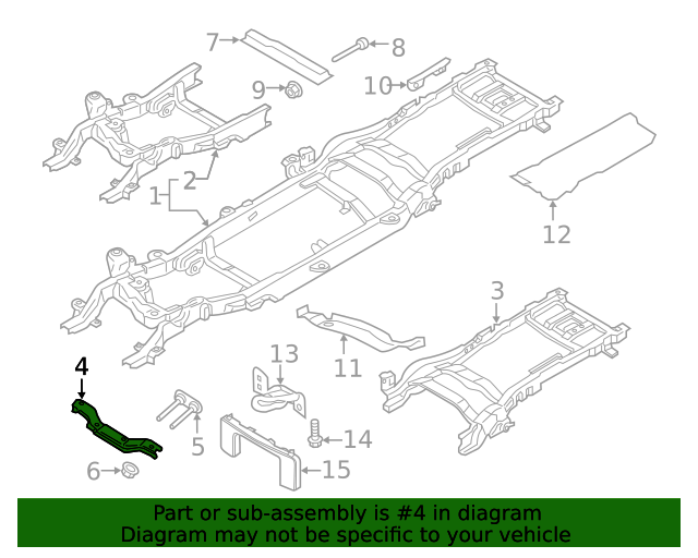 2020-2022 Ford F-250 Super Duty Front Cross-Member LC3Z-5030-A | OEM ...