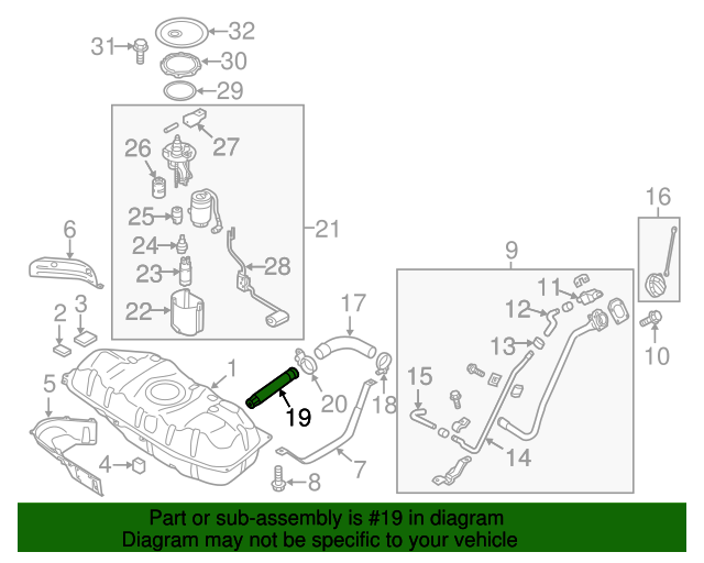 2011-2024 Kia Shut-Off Valve 31160-3R000 | OEM Parts Online