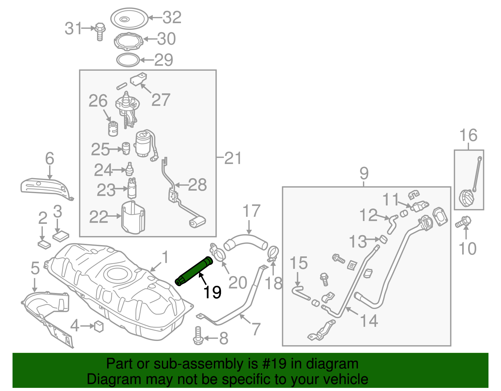 2011-2025 Kia Shut-Off Valve 31160-3R000 | OEM Parts Online