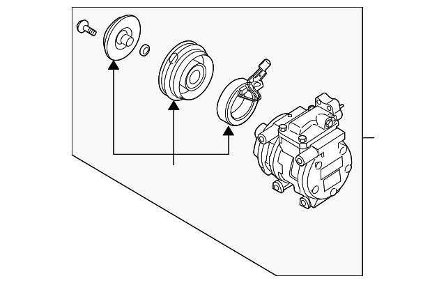 97701-2F110 - A/C Compressor 2003-2006 Kia | Kia.Parts Store