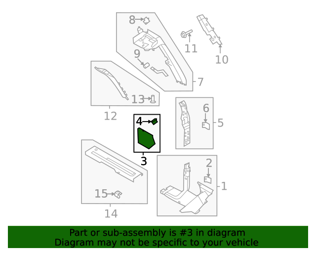 2021-2024 Ford Bronco Speaker Grille M2DZ-18978-AA | Varsity Ford