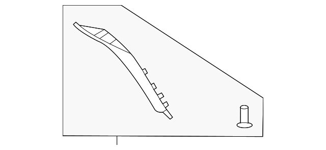 M2DZ-7803599-BA - Outer Molding 2021-2024 Ford Bronco | Ford Parts Direct