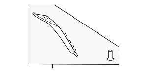 M2DZ-7803599-BA - Outer Molding 2021-2024 Ford Bronco | Ford Parts Direct