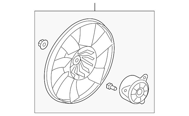 2010-2012 Chevrolet Camaro Fan Motor - Passenger Side (RH) 92218317 ...