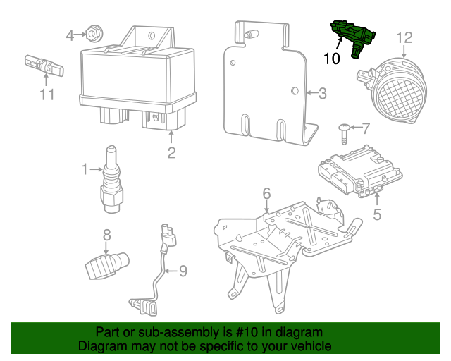 2014-2019 Mopar M.A.P Sensor 68211211AA | Mopar Parts Canada