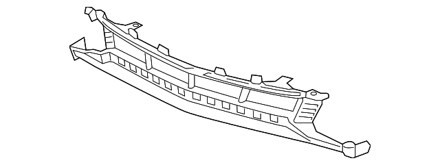 84129372 GM Front Lower Grille | GM Parts Store