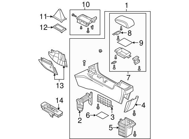 2007-2009 Mazda 3 Shift Boot BR5V-64-331B | AutoNation Parts