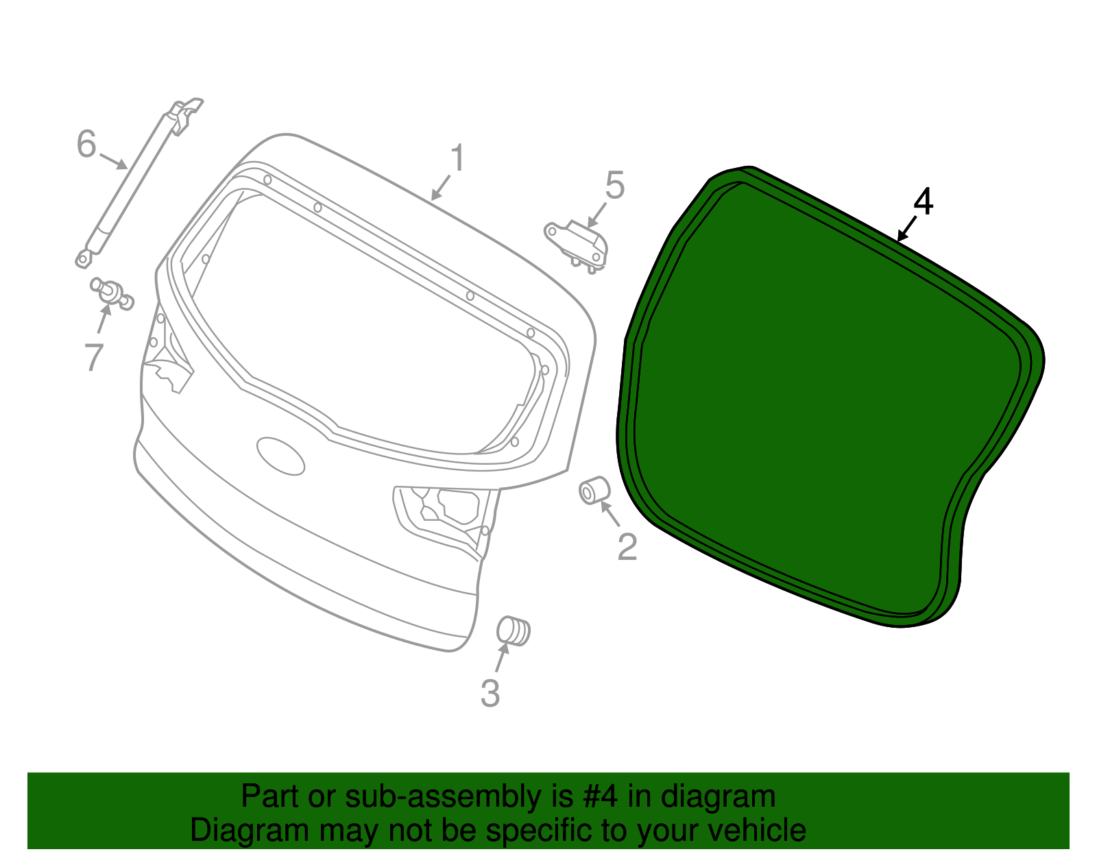 87321-3W000 - Weather-Strip On Body 2011-2016 Kia Sportage | Kia.Parts Store