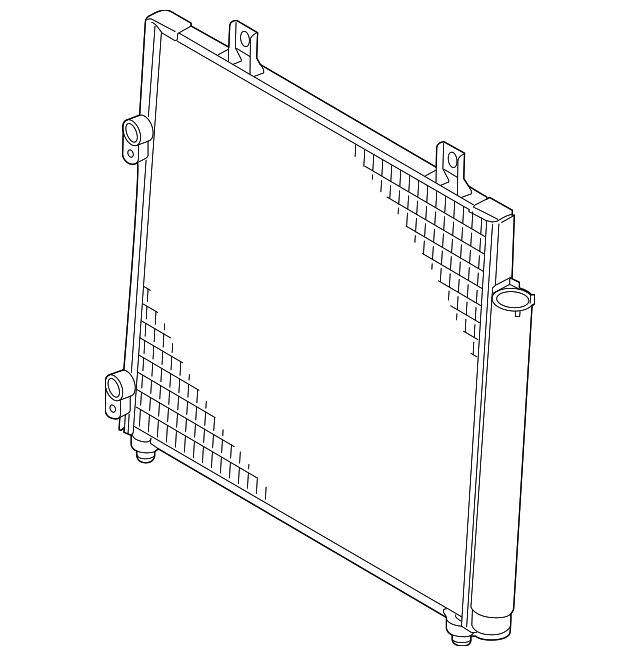 7812A339 - Condenser 2017-2024 Mitsubishi | Mitsubishi Direct Parts