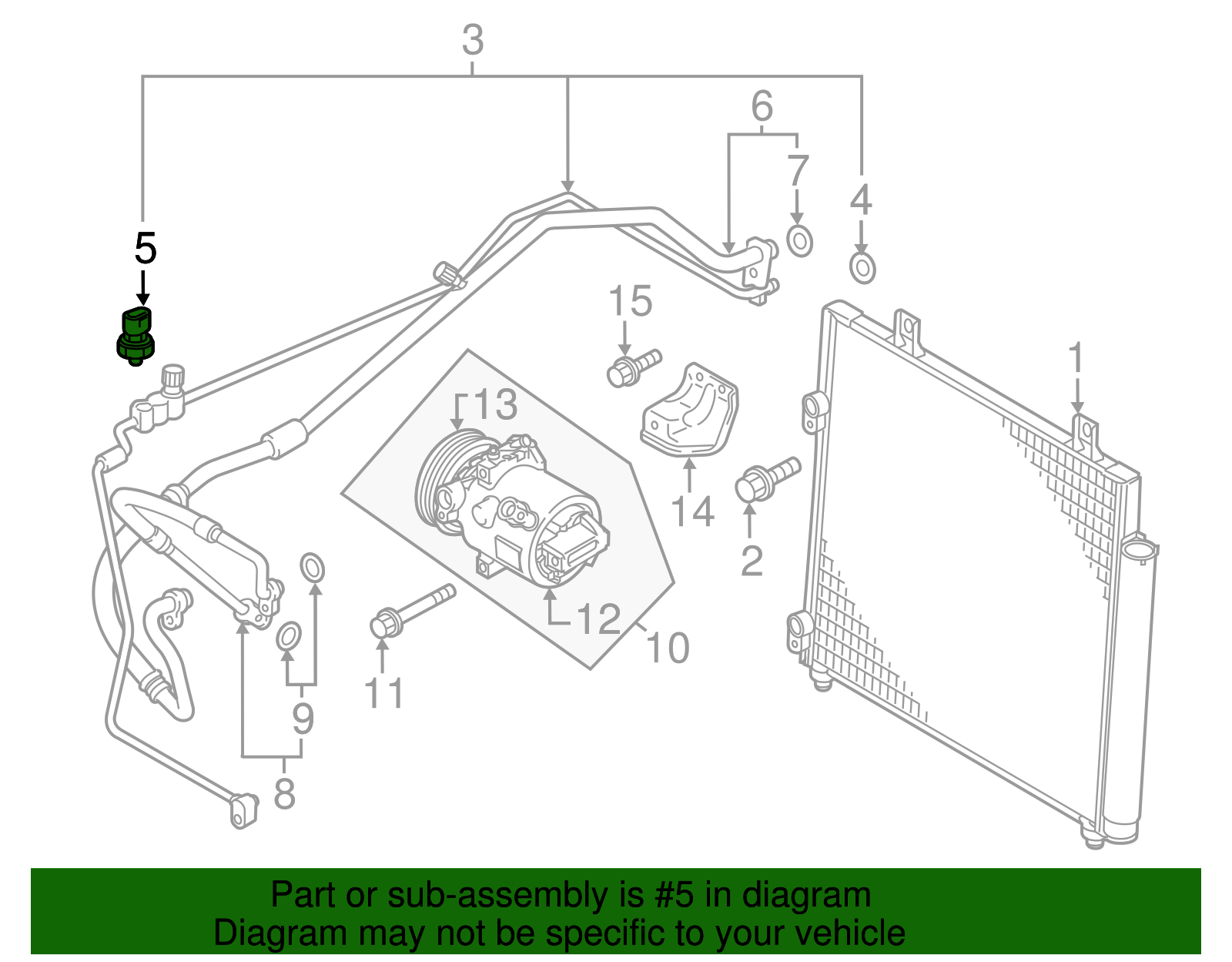 7815A137 - Pressure Cut-Off Switch 2014-2024 Mitsubishi | Mitsubishi ...