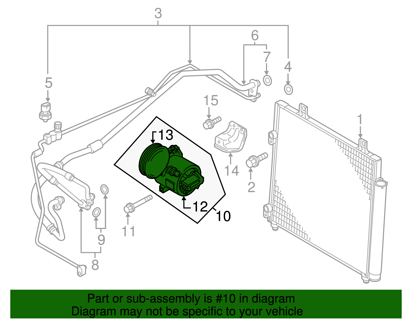 7813A524 - Compressor Assembly 2014-2020 Mitsubishi | Mitsubishi Direct ...