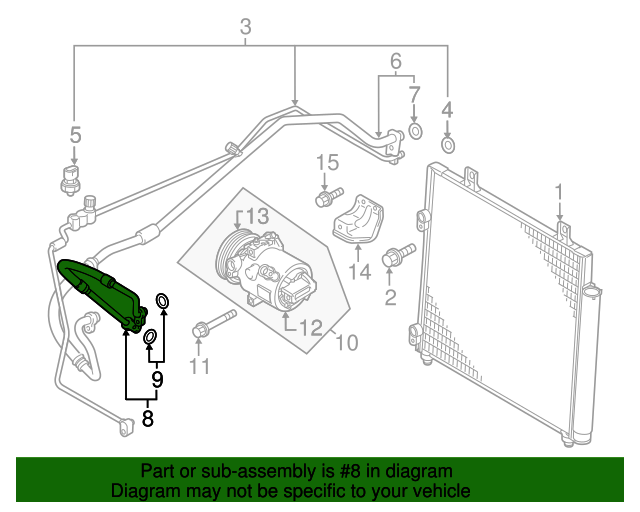 2017-2024 Mitsubishi Discharge Hose 7815B492 | MitsubishiParts.com