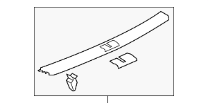 2011-2017 Volkswagen Touareg Sill Trim 7P0-863-459-H-5R5 | vwpartscenter