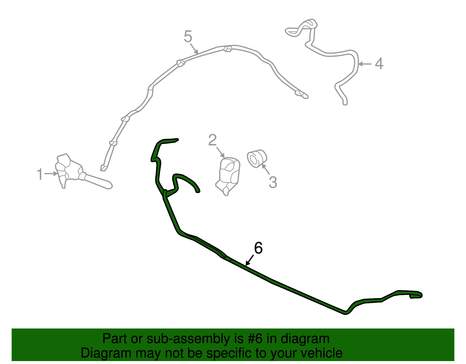 2017-2020 Jaguar F-Pace Washer Hose T4A7929 | OEM Parts Online