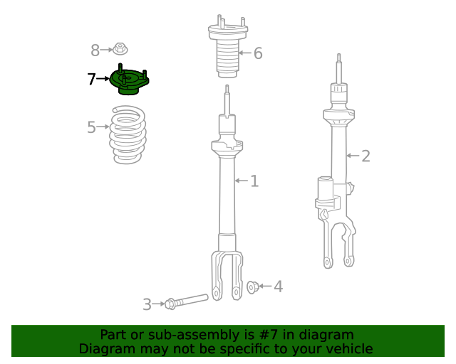 463-320-36-01 - Coil Spring Retainer 2019-2023 Mercedes-Benz G 63 AMG ...