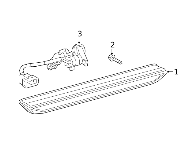 2019-2024 Lexus High Mount Lamp 81570-76010 | OEM Parts Online