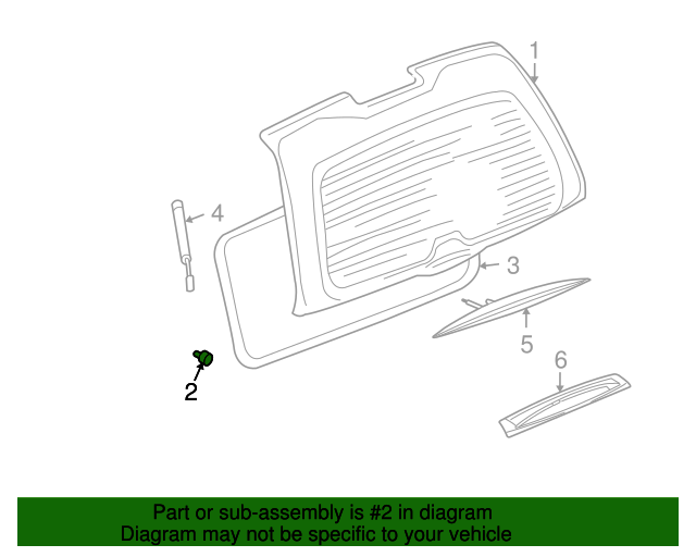 2006 GM Glass Bumper 15288185 | GMPartsDirect.com