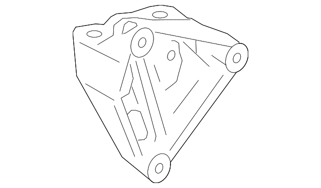 12315-0T040 - Automatic Transmission Mount Bracket 2009-2019 Toyota ...