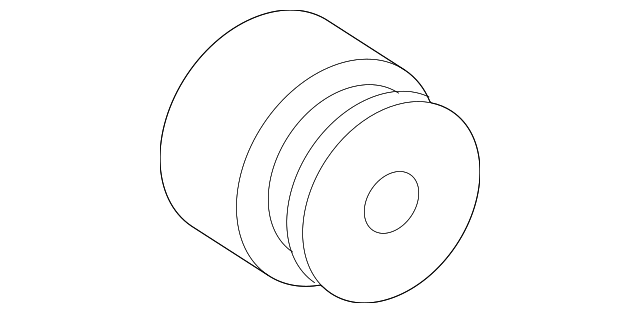 12351-37120 - Rear Mount Bracket Damper - 2010-2019 Toyota | nashuatoyota