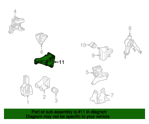 12511-37010 - Alternator Bracket 2008-2019 Toyota | AutoNation Parts