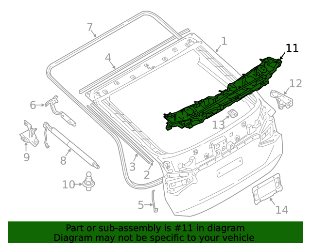 51627397896 - 2018-2019 BMW 640i xDrive Gran Turismo Actuator Assembly ...