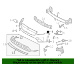 86699-2M000 - Bumper Cover Retainer 2011-2022 Kia | Kia.Parts Store